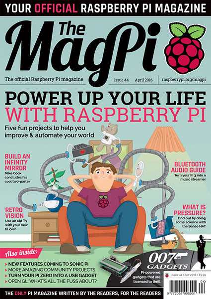 The MagPi magazine #44 – Raspberry Pi Press